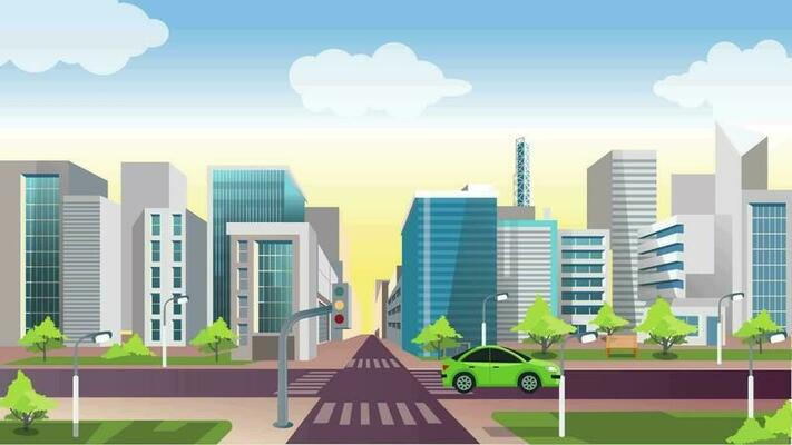 Highway Animation Stock Video Footage for Free Download