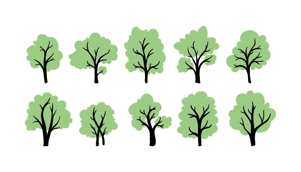 2d Tree Vector Art, Icons, and Graphics for Free Download