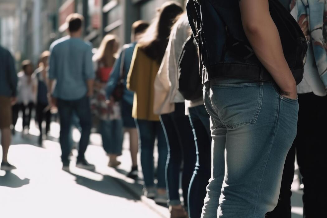 People Queue Stock Photos, Images and Backgrounds for Free Download