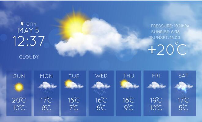 Weather App Background Vector Art, Icons, and Graphics for Free Download