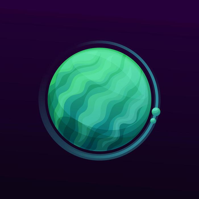 Simple Planet Vector Art, Icons, and Graphics for Free Download