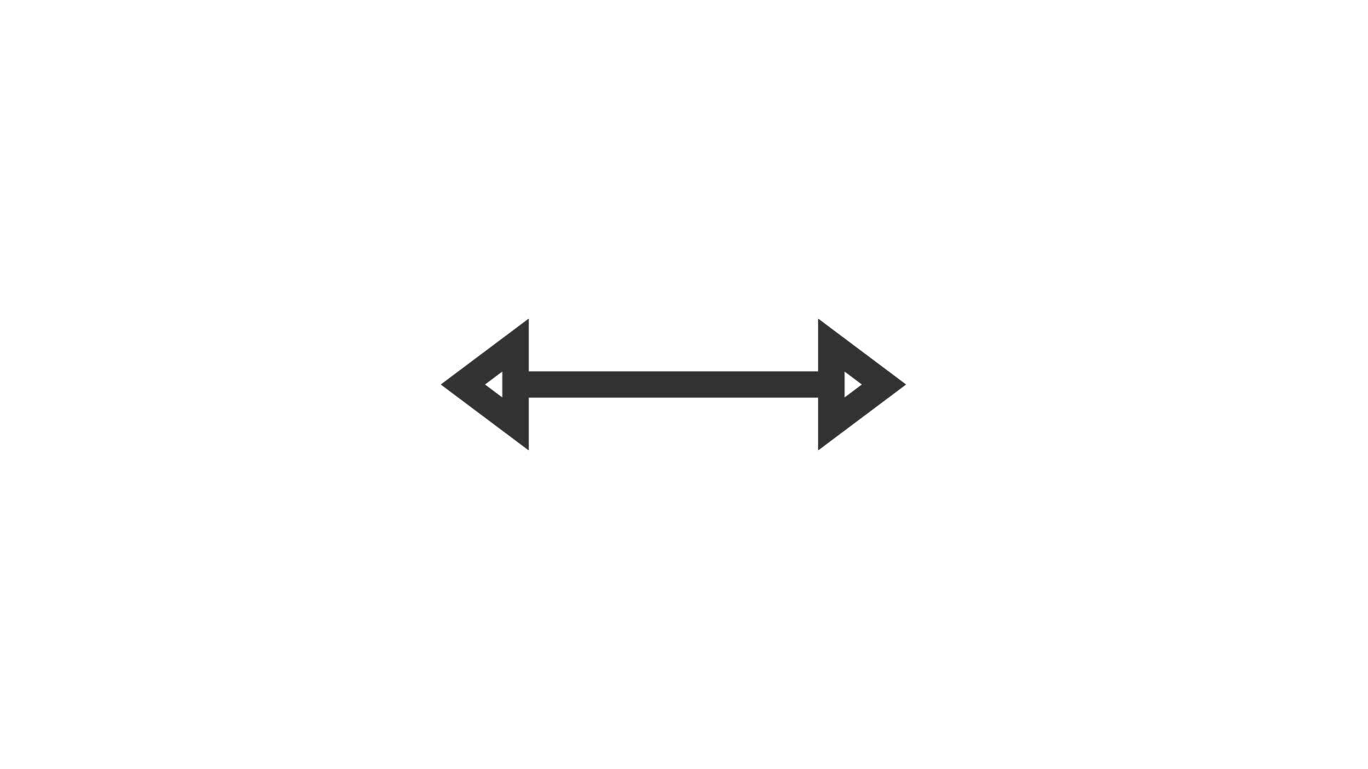 Resize Cursor Animated Icon On White Background 23549393 Stock Video At