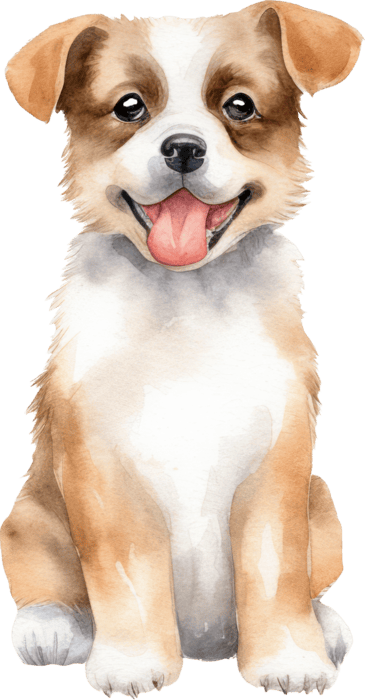 Watercolor Dog PNGs for Free Download