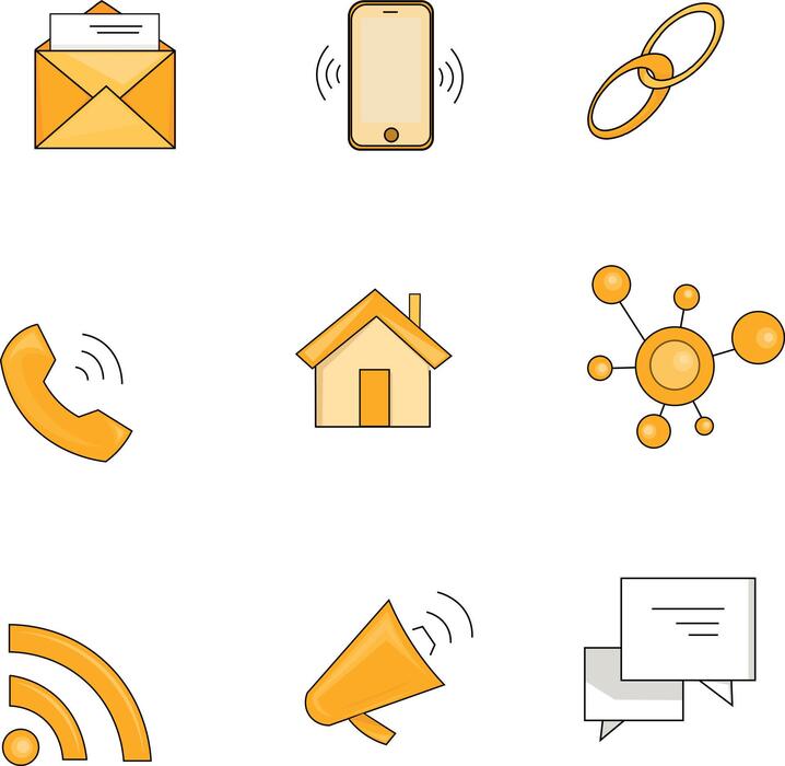 Communication Symbols Vector Art, Icons, and Graphics for Free Download