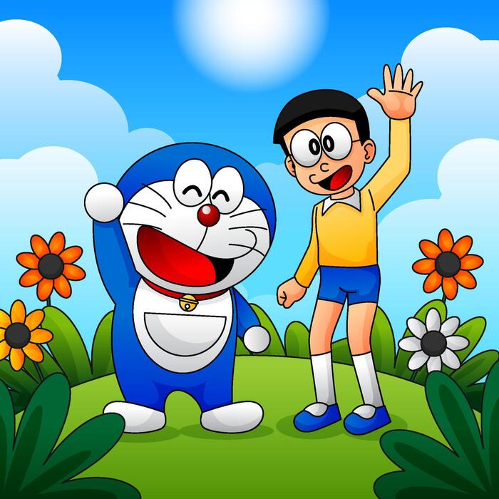 Doraemon Background Vector Art, Icons, and Graphics for Free Download