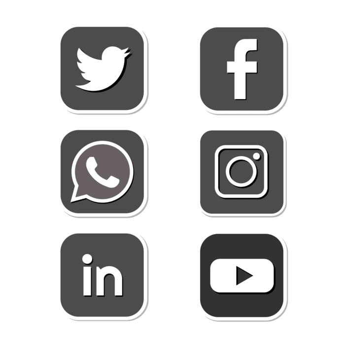 Facebook Instagram Twitter Logo PNGs for Free Download