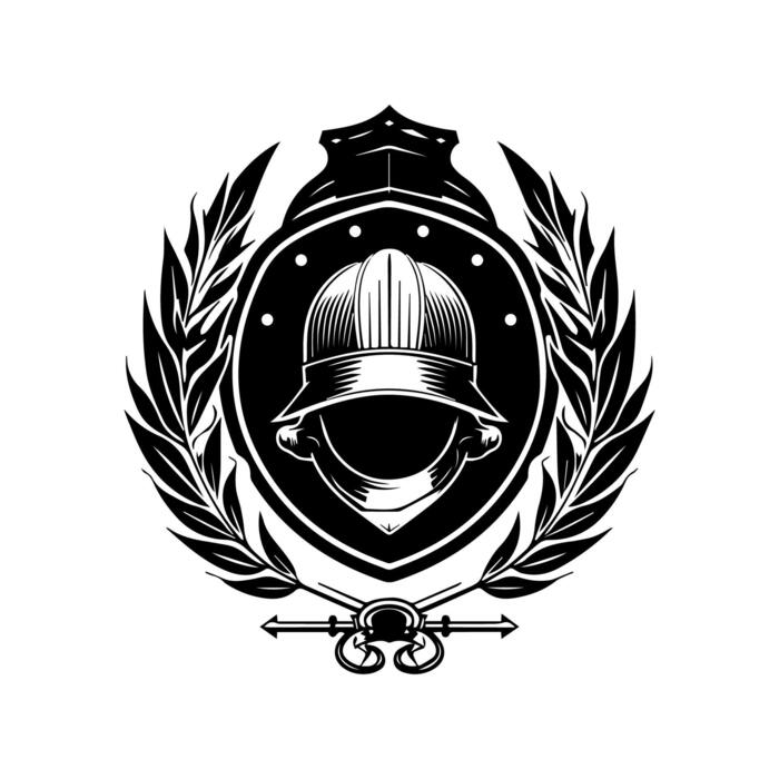 Fireman Crest Vector Art, Icons, and Graphics for Free Download