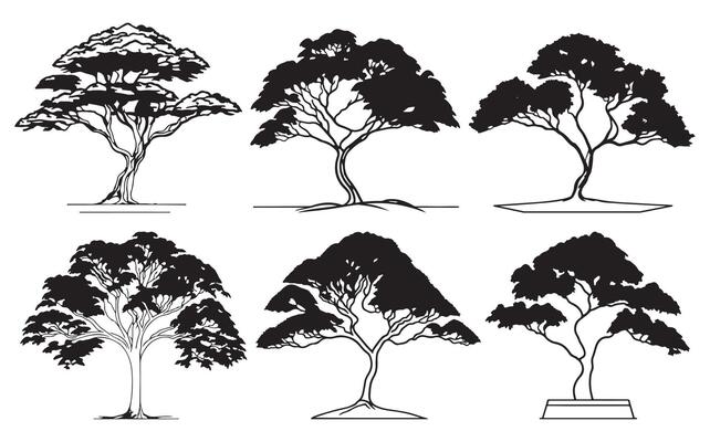 Tree Architecture Vector Art, Icons, and Graphics for Free Download