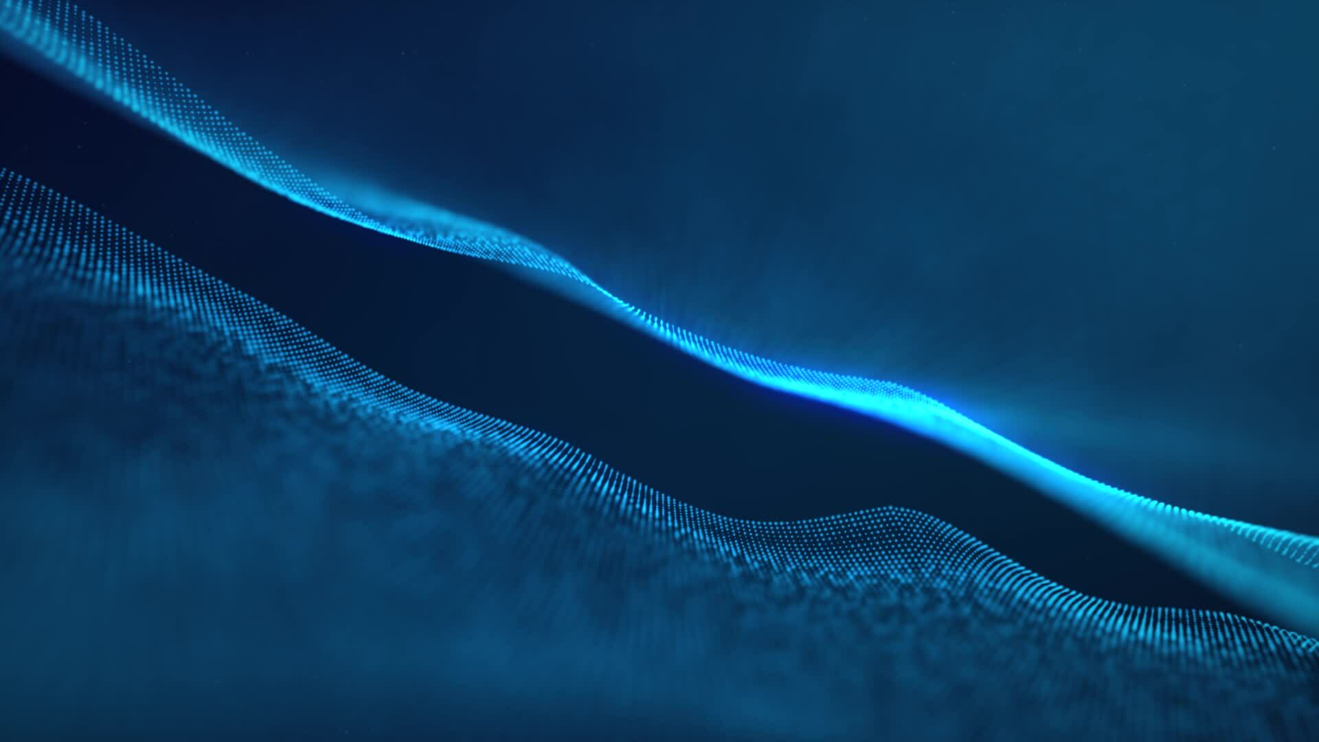 Particle Waves Loop 23617870 Stock Video at Vecteezy