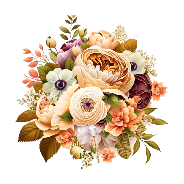 Flower Bouquet PNGs for Free Download