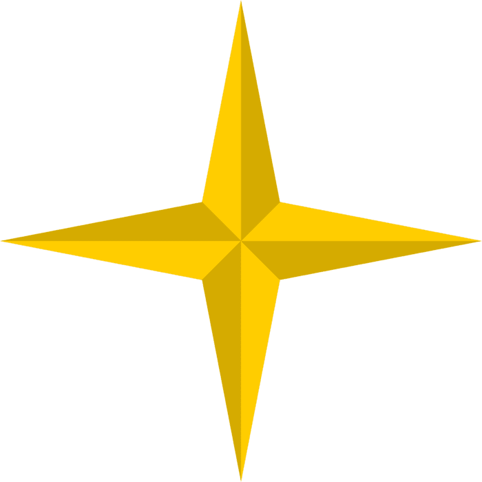 4 Pointed Star PNGs for Free Download