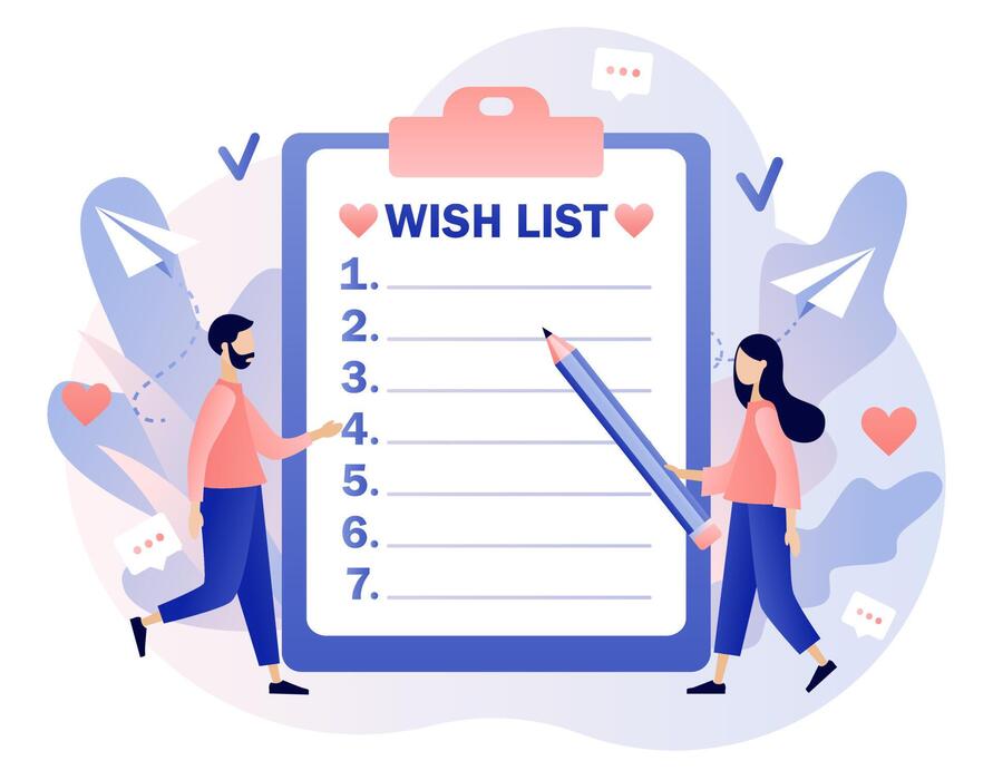 Wish List Vector Art, Icons, and Graphics for Free Download