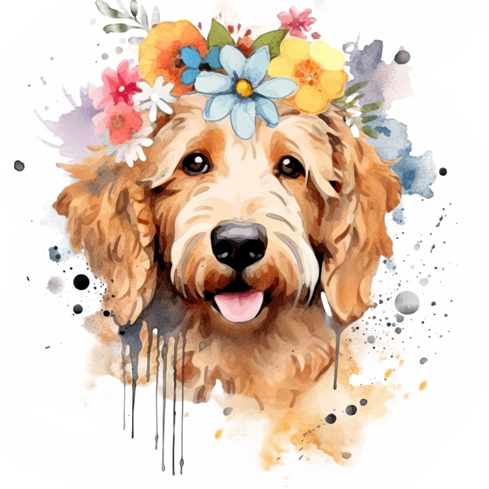 Watercolor Dog PNGs for Free Download