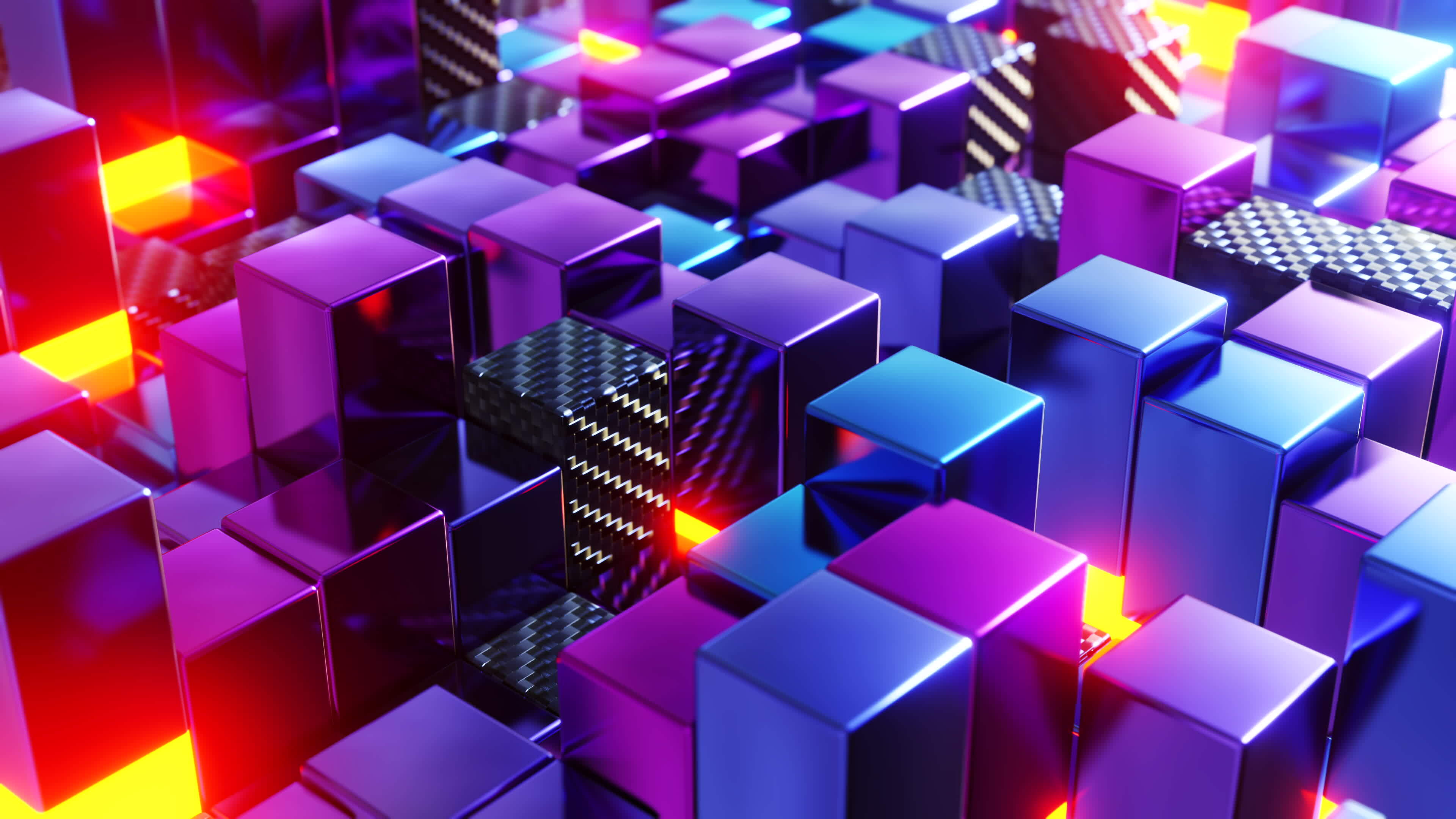 3d Purple And Blue Blocks Infinitely Looped Animation 23656138 Stock Video At Vecteezy
