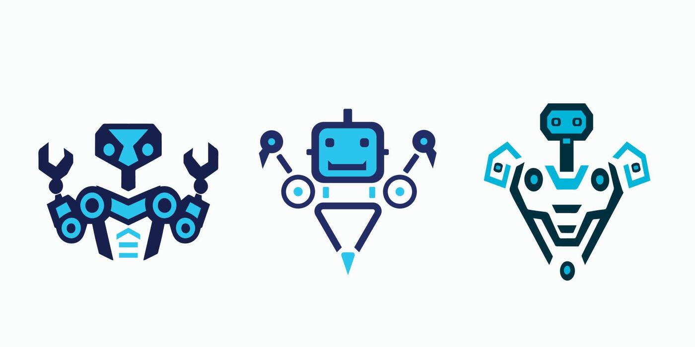 Ai Robot Logo Vector Art, Icons, and Graphics for Free Download
