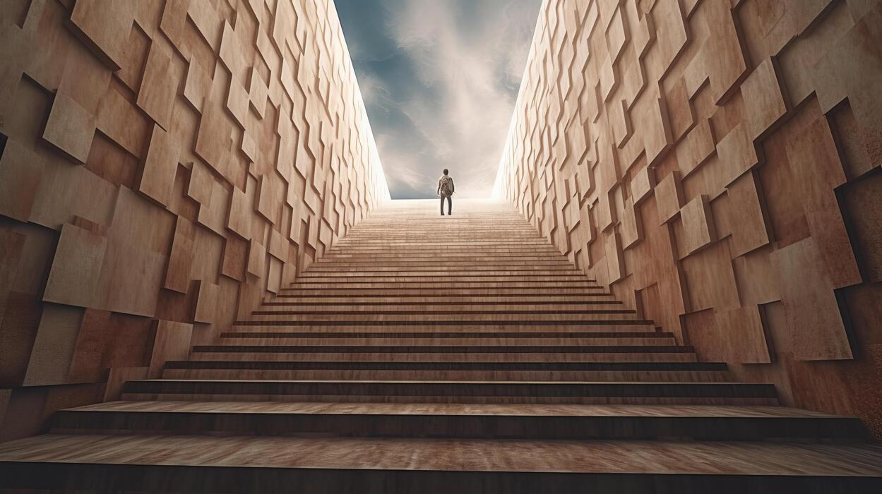 Man Climbing Stairs Stock Photos, Images and Backgrounds for Free Download
