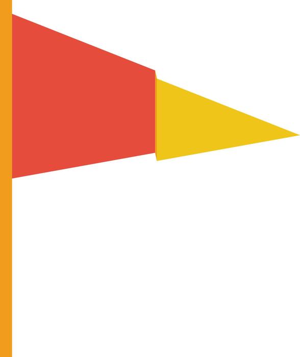 Waving Triangle Flag Vector Art, Icons, and Graphics for Free Download