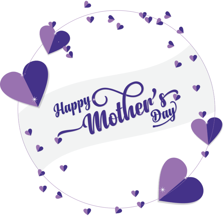 Happy Mothers Day Text PNGs for Free Download