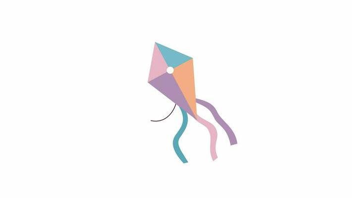 Kite Animation Stock Video Footage for Free Download