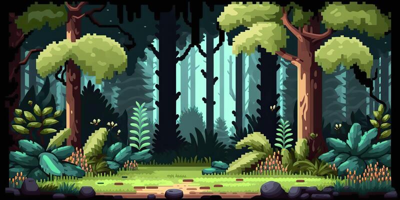 2d Forest Background Stock Photos, Images and Backgrounds for Free Download