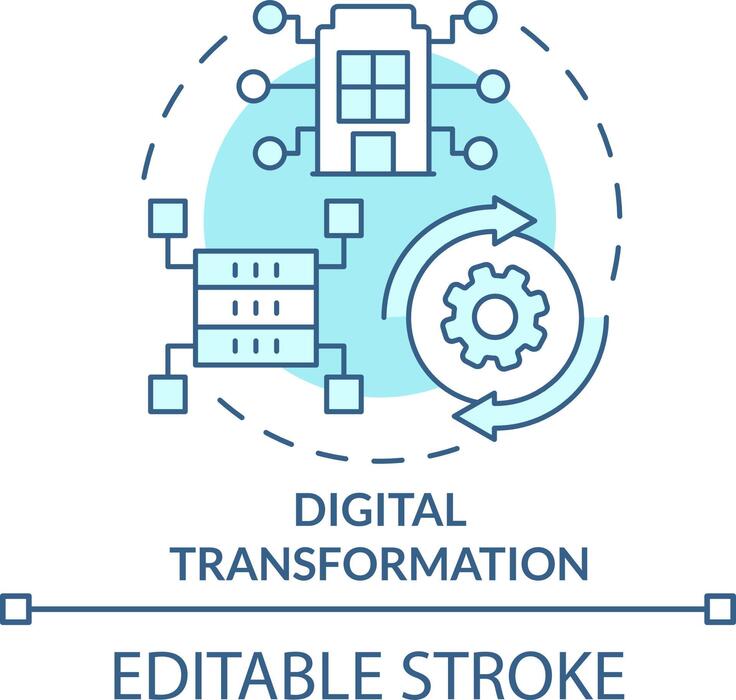 Digital Transformation Vector Art, Icons, and Graphics for Free Download