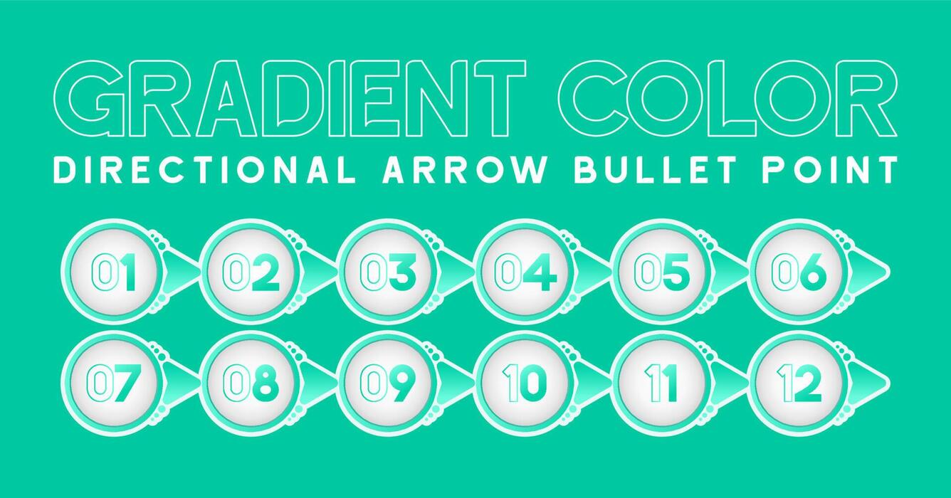 Bullet Points Arrow Vector Art, Icons, and Graphics for Free Download