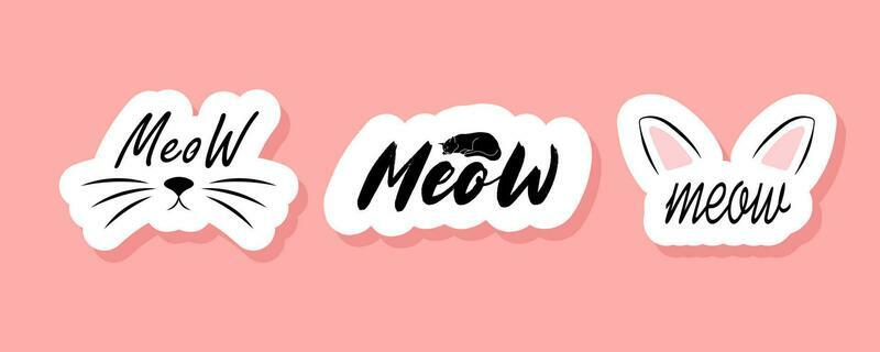 Cat Meow Sticker Vector Art, Icons, and Graphics for Free Download Cat Meow Sticker Vector Art, Icons, and Graphics for Free Download