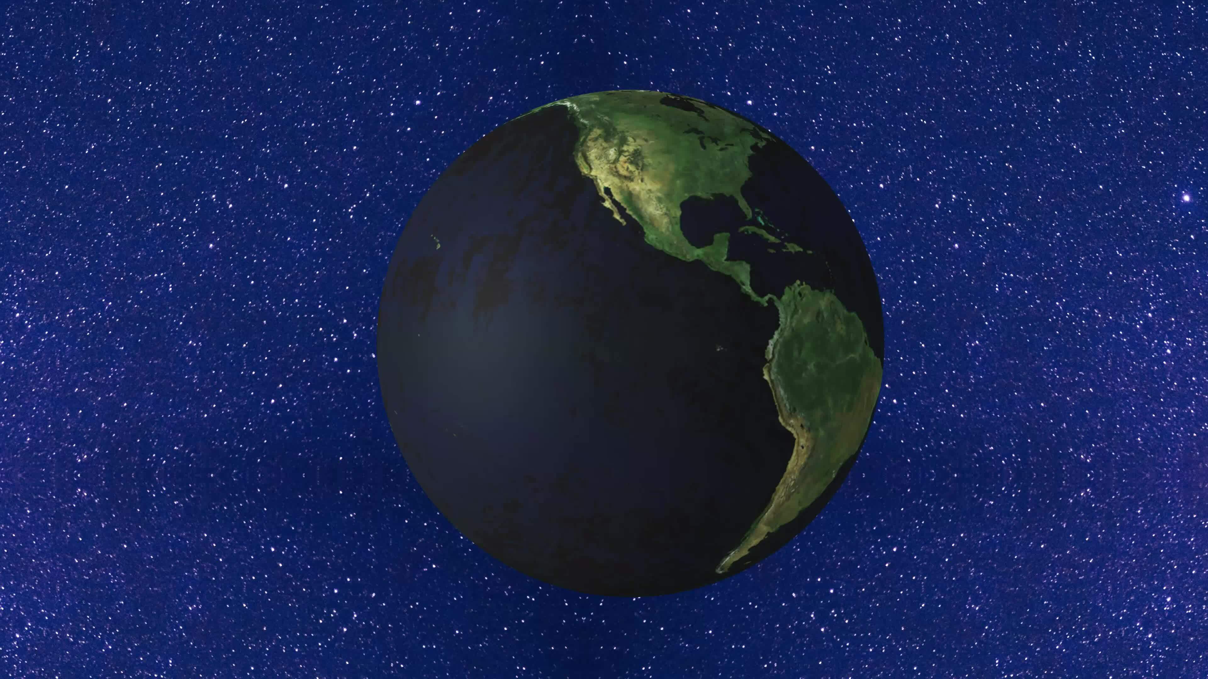Realistic 3D Spinning Earth Animation 23810212 Stock Video at Vecteezy