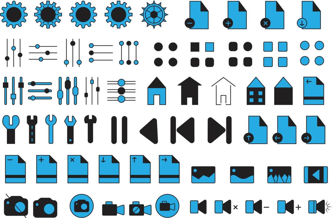 Toolbar Icons Vector Art, Icons, and Graphics for Free Download