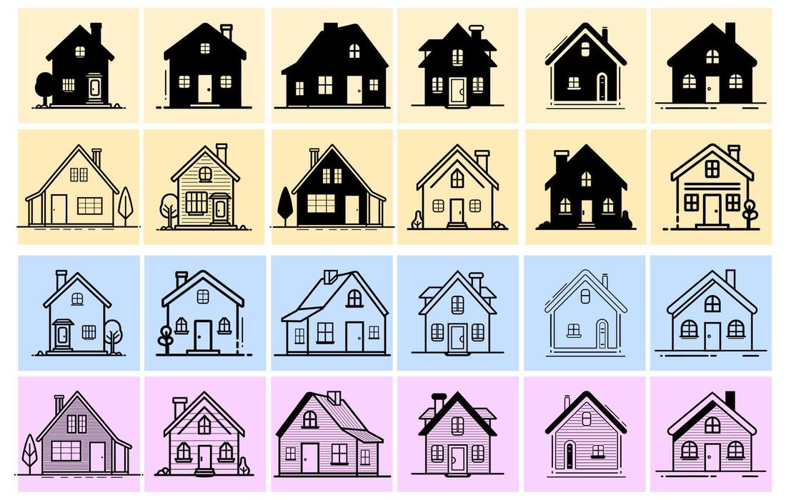 House Silhouette Vector Art, Icons, and Graphics for Free Download
