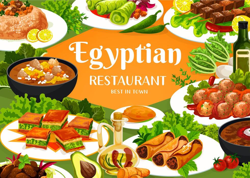 Egyptian Food History Vector Art, Icons, and Graphics for Free Download
