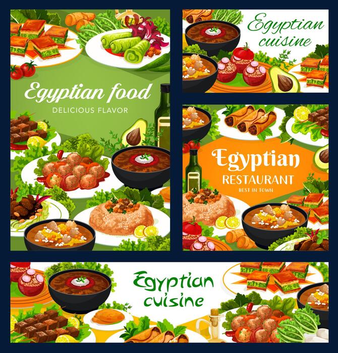 Egyptian Food Vector Art, Icons, and Graphics for Free Download