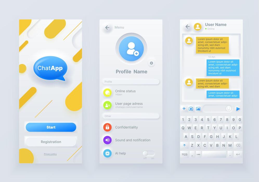 Whatsapp Chat Mockup Vector Art, Icons, and Graphics for Free Download