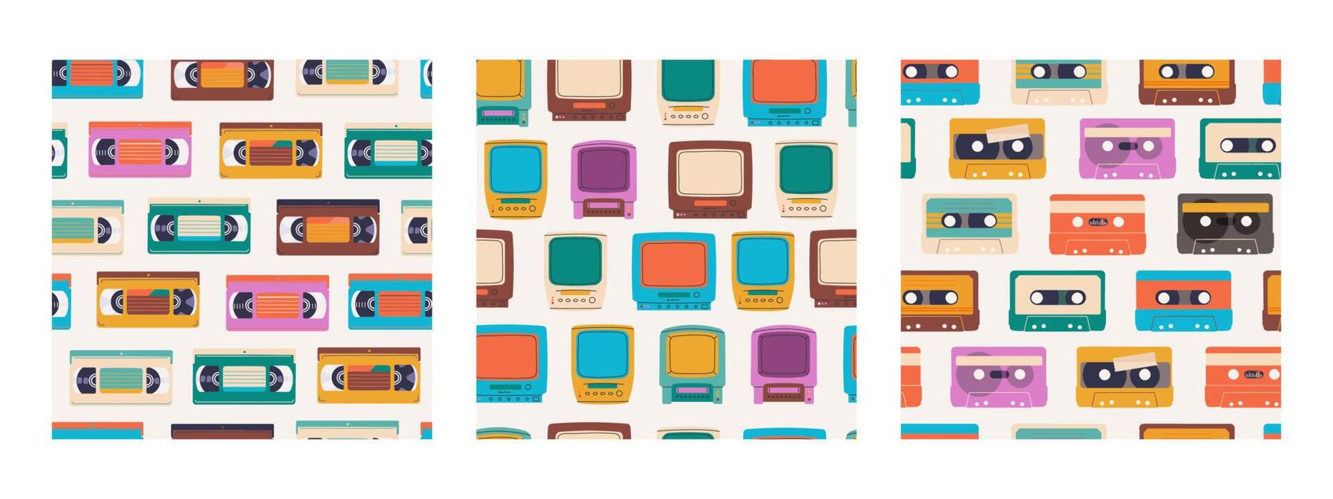 Retro Pattern Vector Art, Icons, and Graphics for Free Download