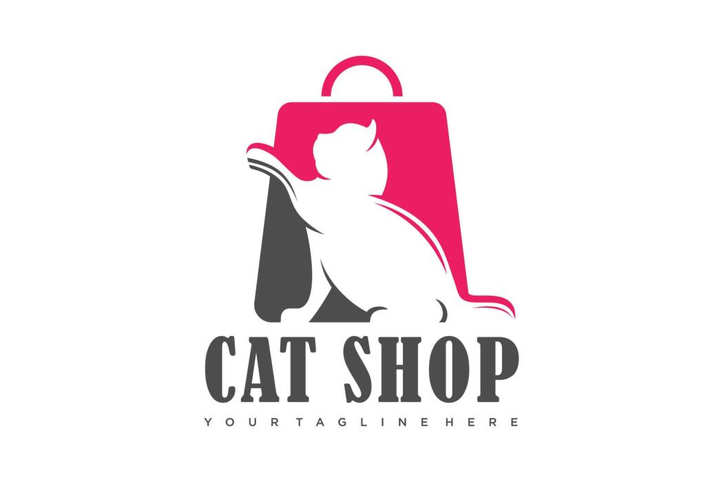 Cat Shop Logo Vector Art, Icons, and Graphics for Free Download