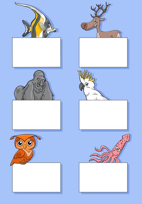 Animal Name Tag Vector Art, Icons, and Graphics for Free Download