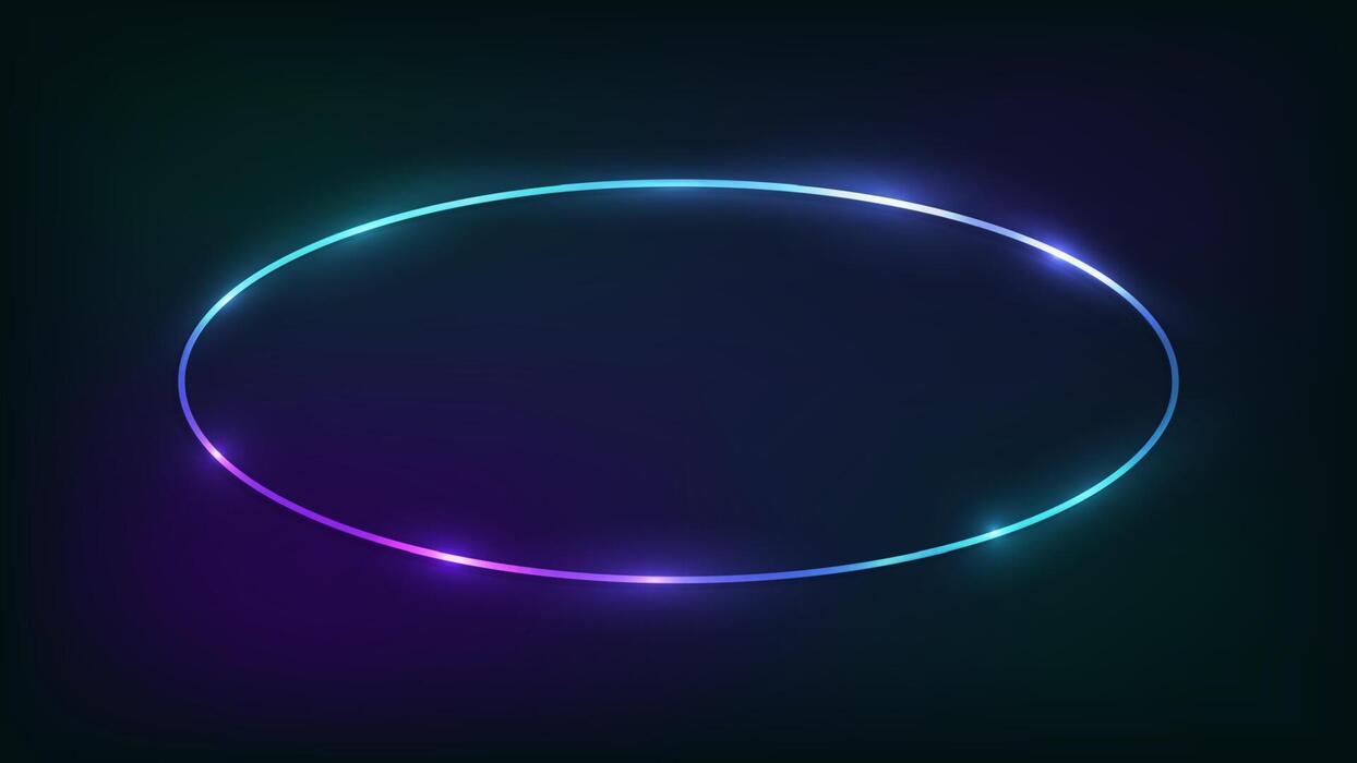 Neon Oval Vector Art, Icons, and Graphics for Free Download