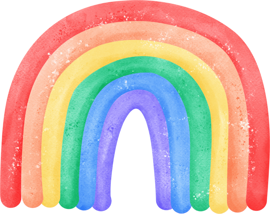 Rainbow Cartoon PNGs for Free Download