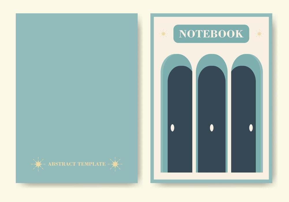 Notebook Cover Mockup Vector Art, Icons, and Graphics for Free Download