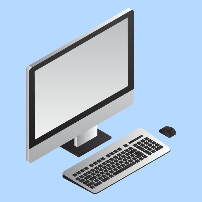 Computer 3d Vector Art, Icons, and Graphics for Free Download