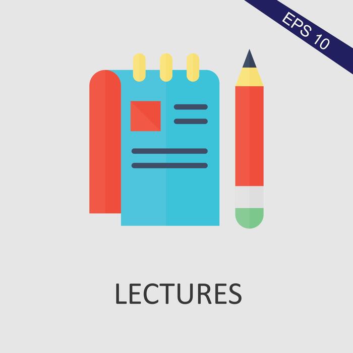 Lecture Poster Vector Art, Icons, and Graphics for Free Download