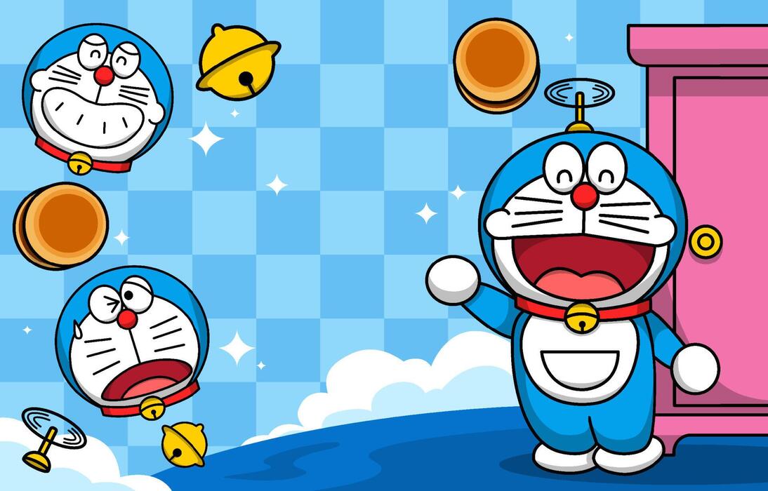Doraemon Background Vector Art, Icons, and Graphics for Free Download