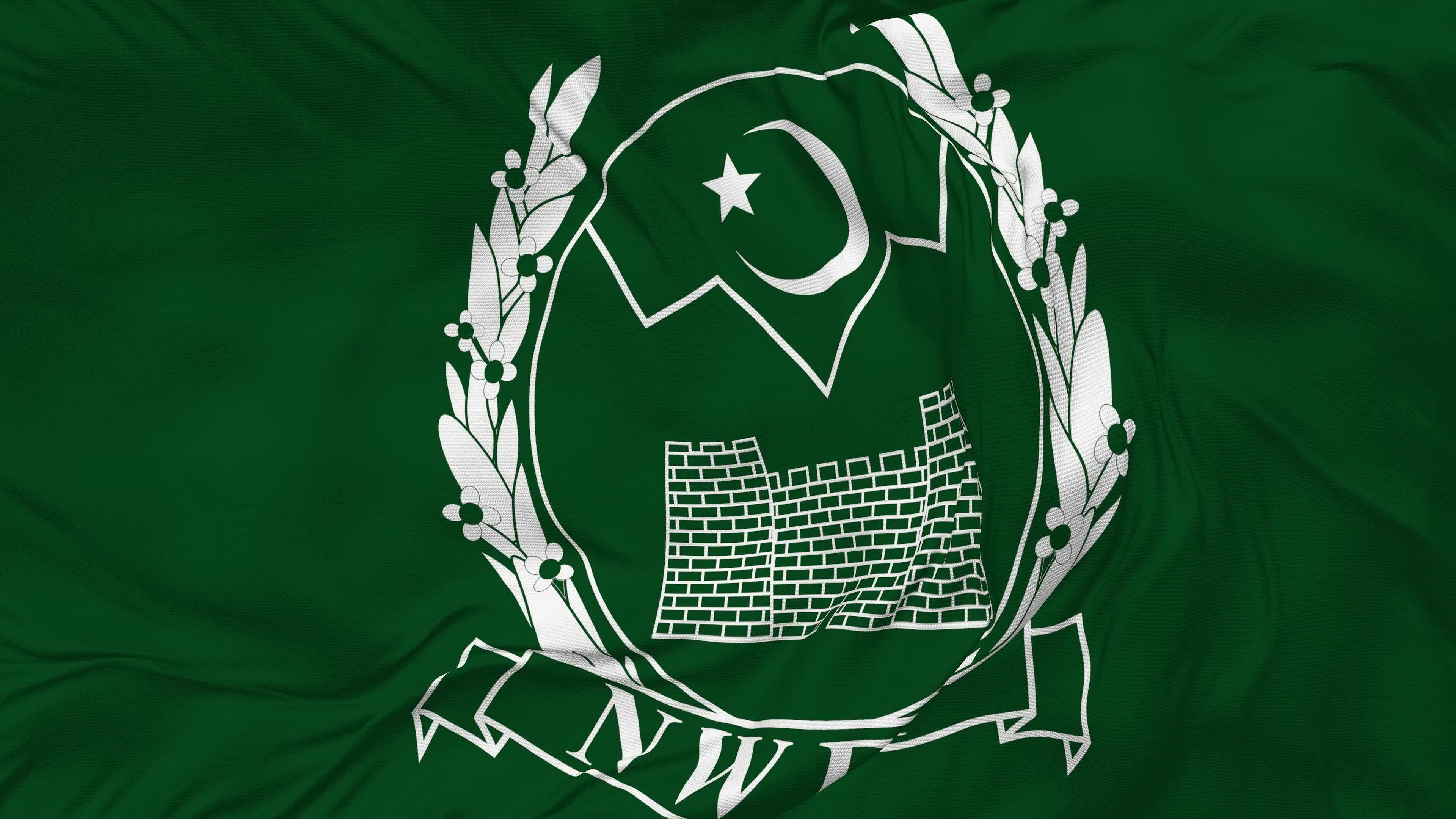 North West Frontier Province, NWFP Flag Seamless Looping Background ... North West Frontier Province, NWFP Flag Seamless Looping Background ...