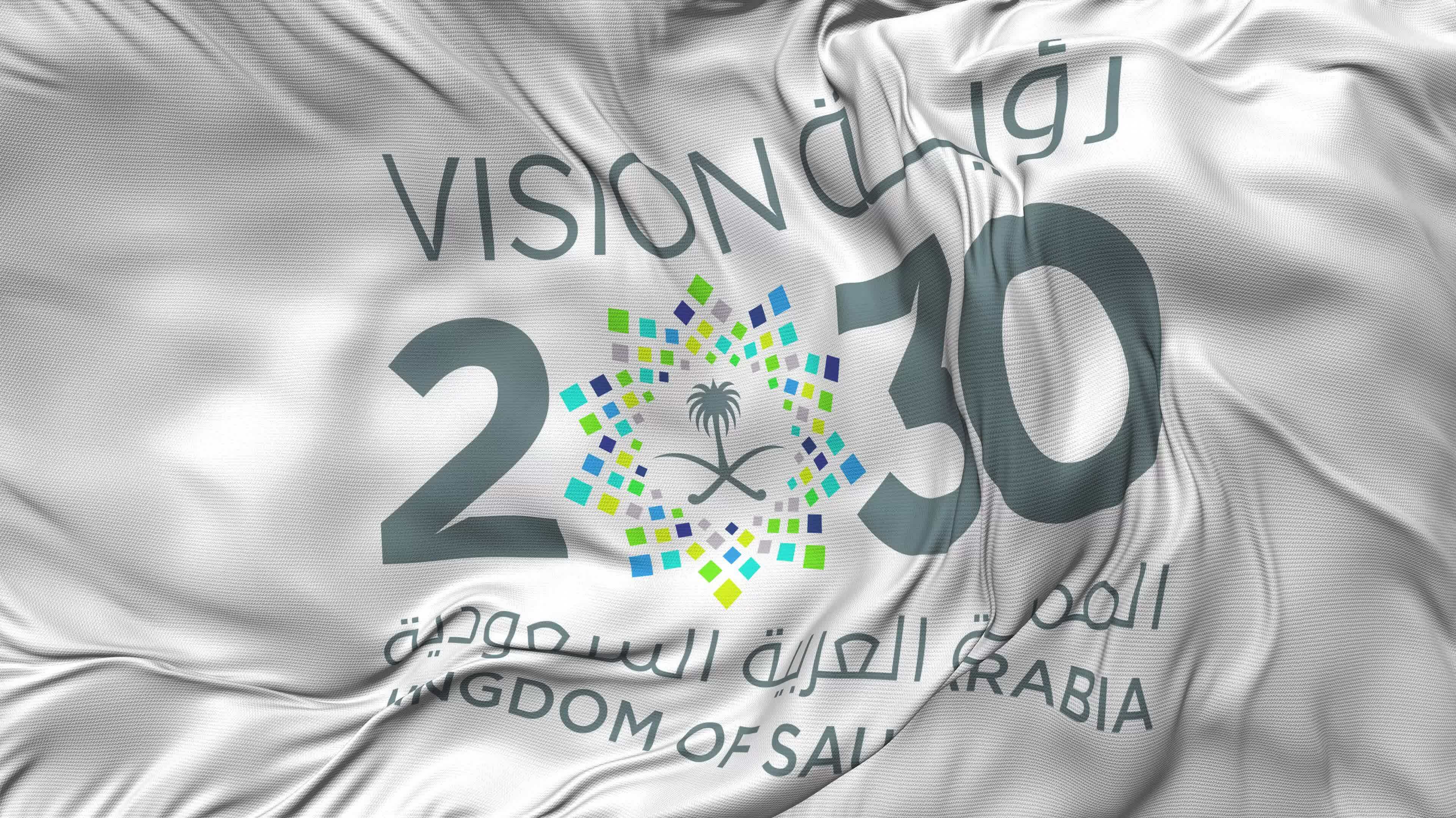 Saudi Vision 2030 Flag Seamless Looping Background, Looped Bump Texture ... Saudi Vision 2030 Flag Seamless Looping Background, Looped Bump Texture ...