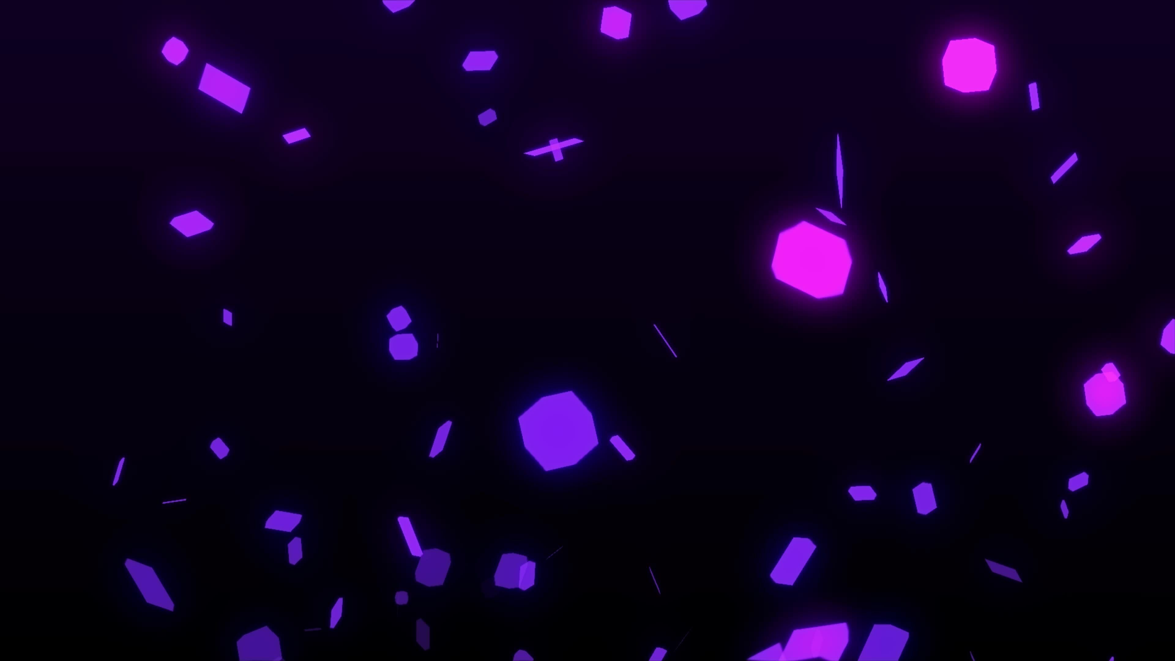 Animated 3d Particle Background And Blue Purple 3d Floating Particles