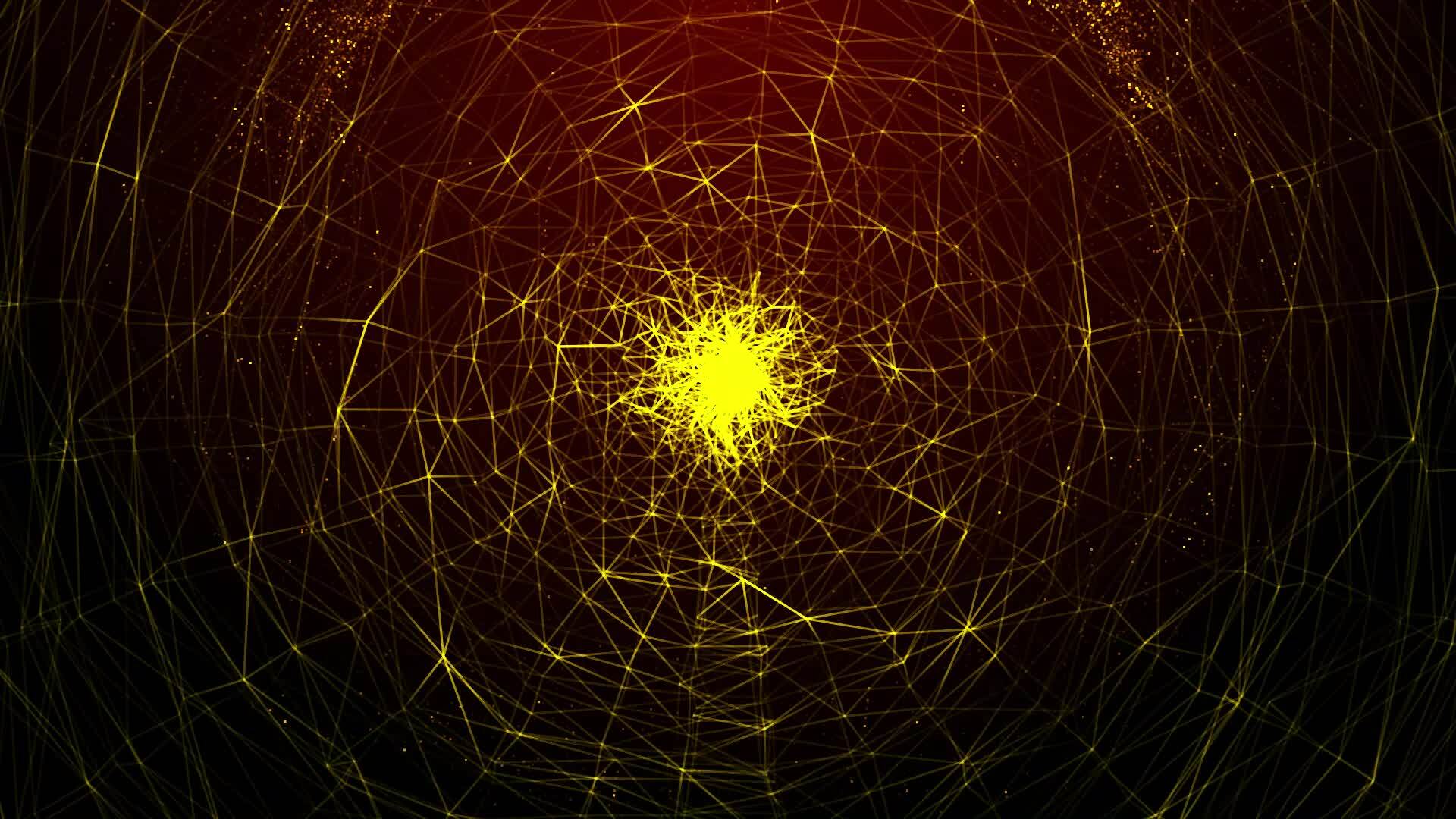 Abstract Orange Red Light Particle Motion On Red Gradient Background 3d Rendering 23888058