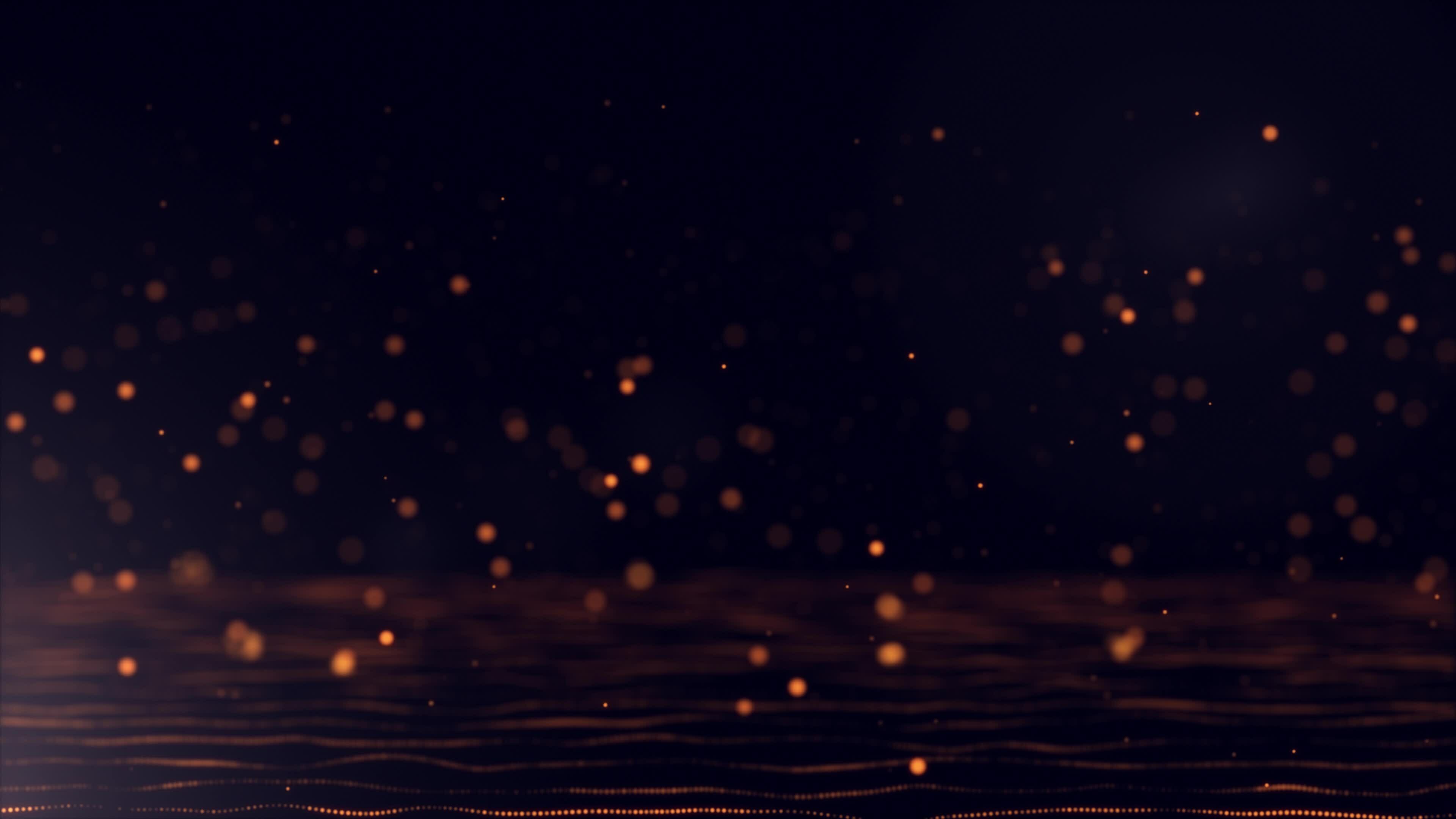 Animated Abstract Background And Floor Bouncing Particle Designed