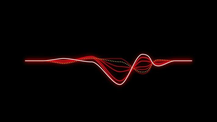 Sound Wave Animation Transparent Stock Video Footage for Free Download