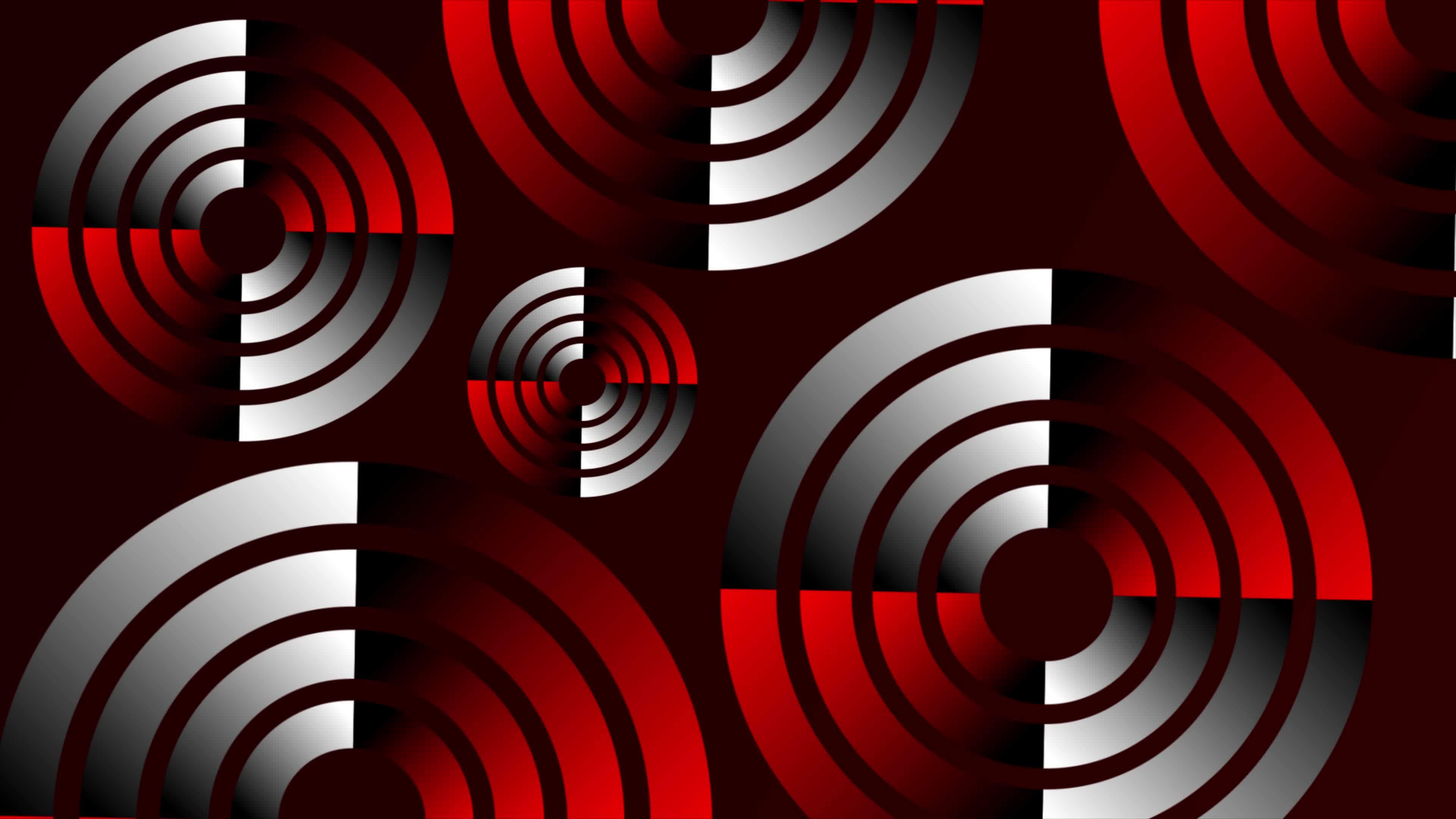 Red And White Gradient Rotating Circular Element Background 23924956