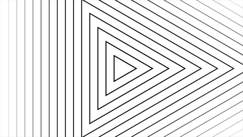Animated Black Color Triangular Shaped Repeating Pattern Background